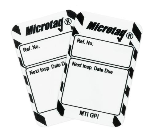 Microtag 'Next Test Date' Inspection Inserts £9.45
